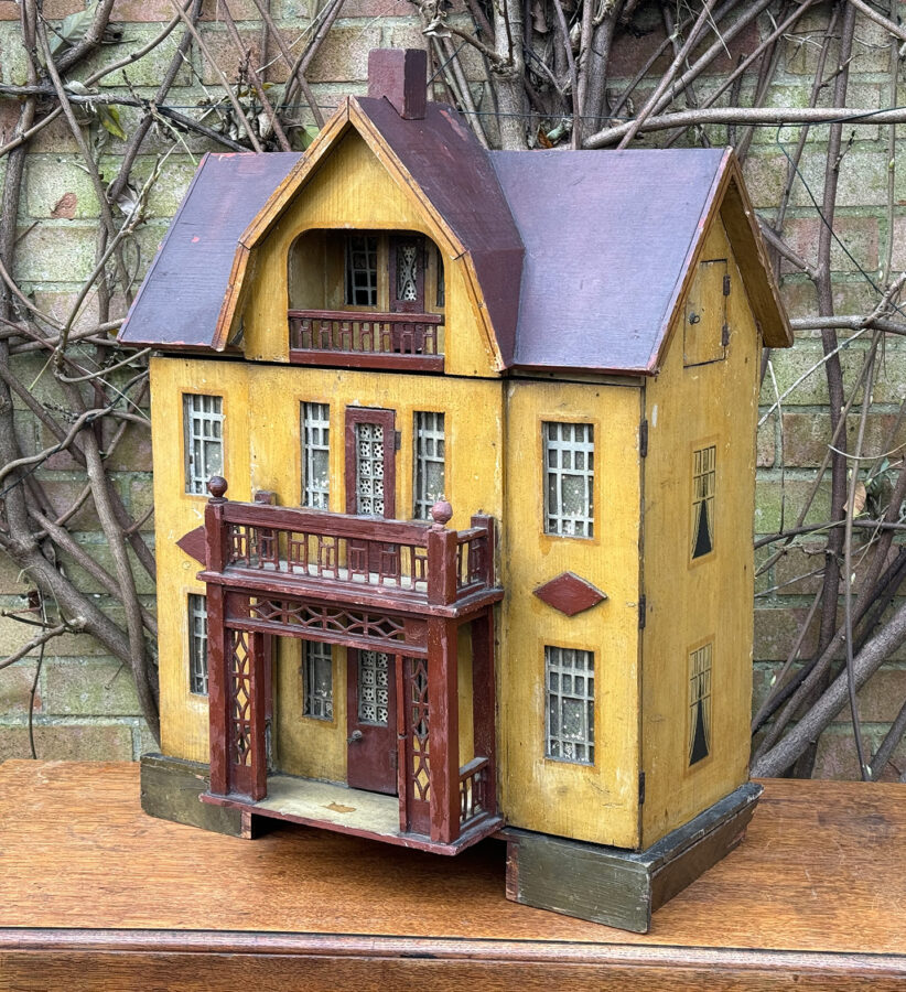 Antique German Moritz Gottschalk No. 5470 Red Roof Dolls House c.1900 ...