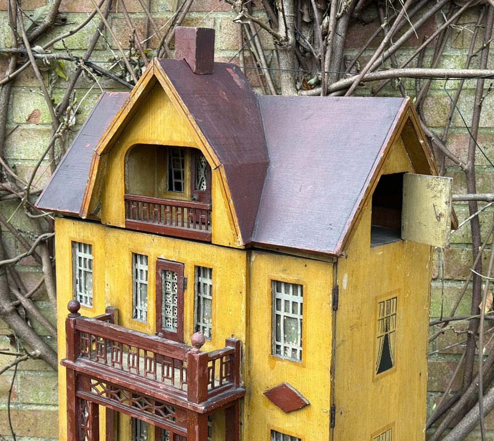Antique German Moritz Gottschalk No. 5470 Red Roof Dolls House c.1900 ...